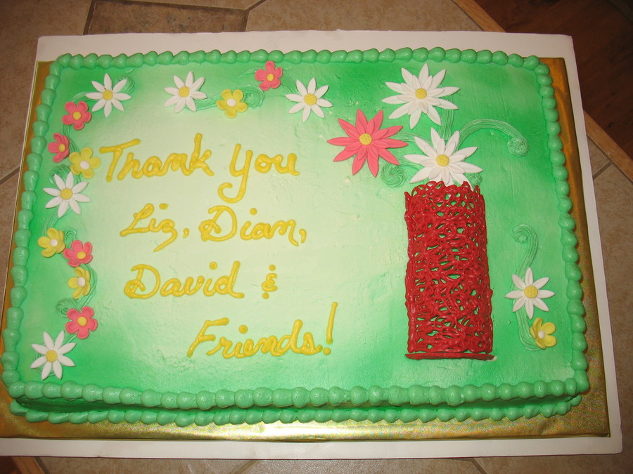 Thank You Cake - CakeCentral.com