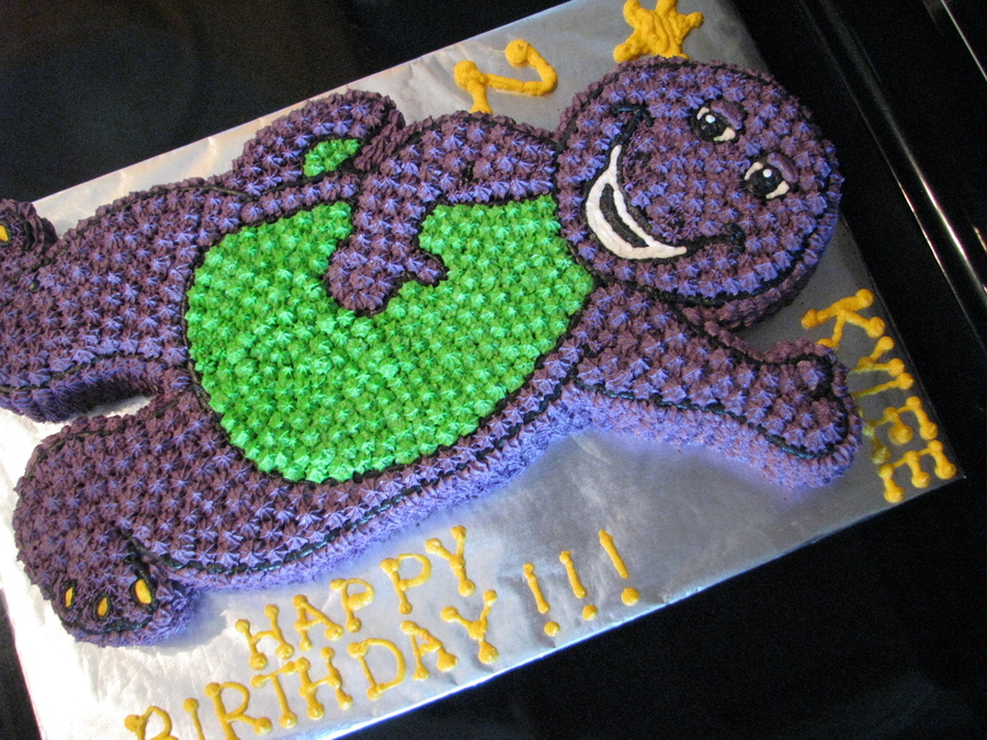Barney Cake - CakeCentral.com