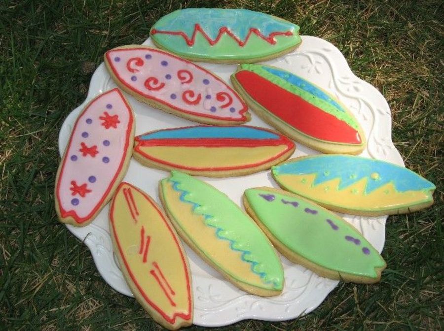 Surfboard Cookies - CakeCentral.com