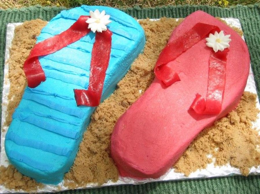 Flip Flop Cake - CakeCentral.com