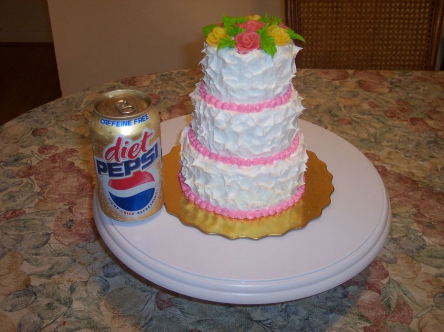 Practice Mini Tier Cake - CakeCentral.com