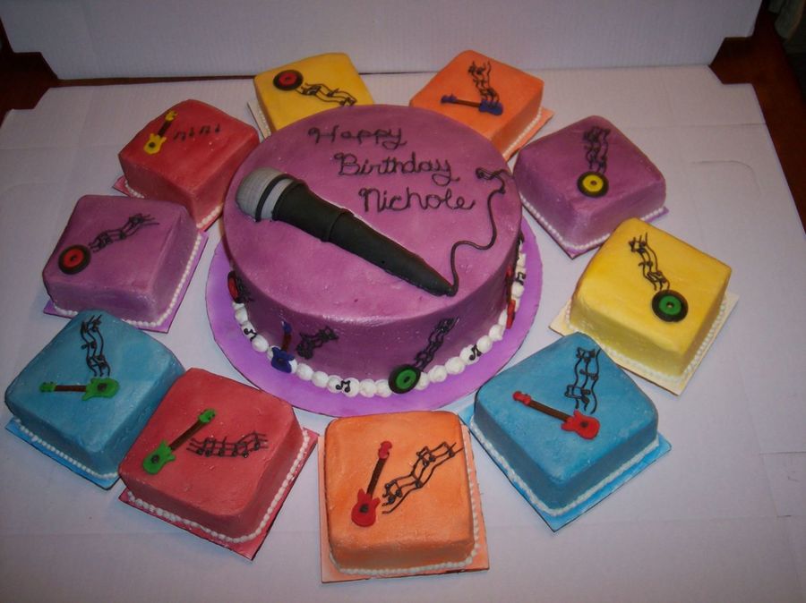 Karaoke Birthday Cake - CakeCentral.com