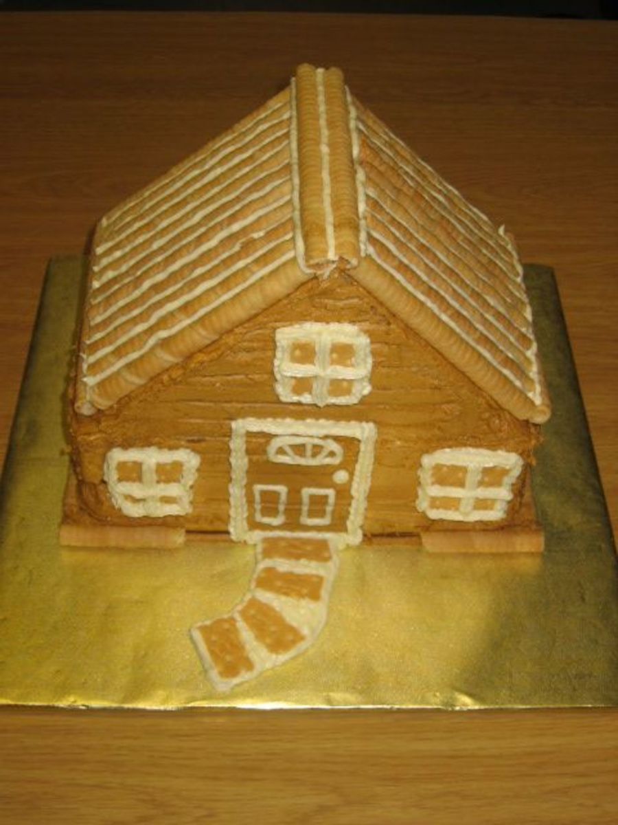 Log Cabin - CakeCentral.com