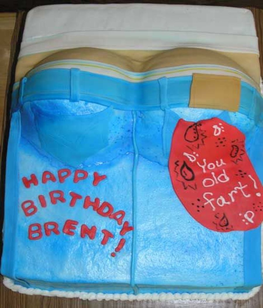 Giant Butt Cake - CakeCentral.com