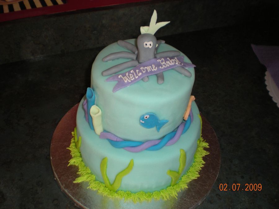 Baby Shower - Aquarium - CakeCentral.com