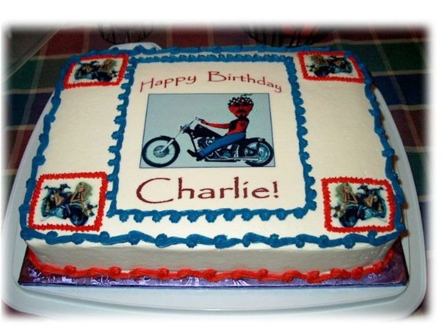 Biker Cake - CakeCentral.com