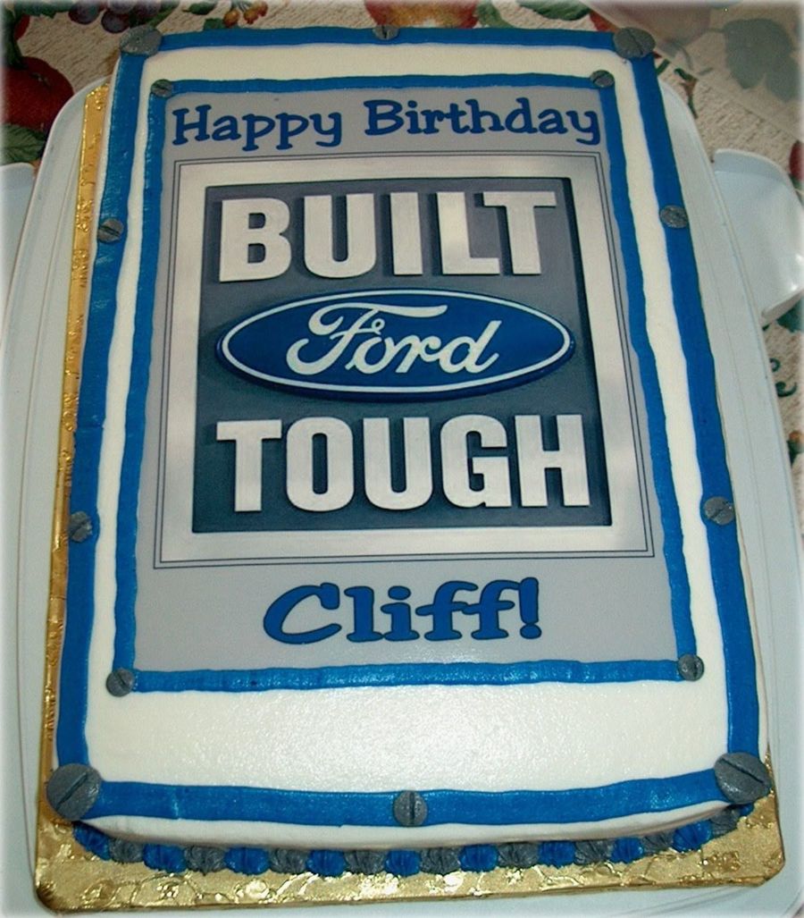 Ford Birthday Cake - CakeCentral.com