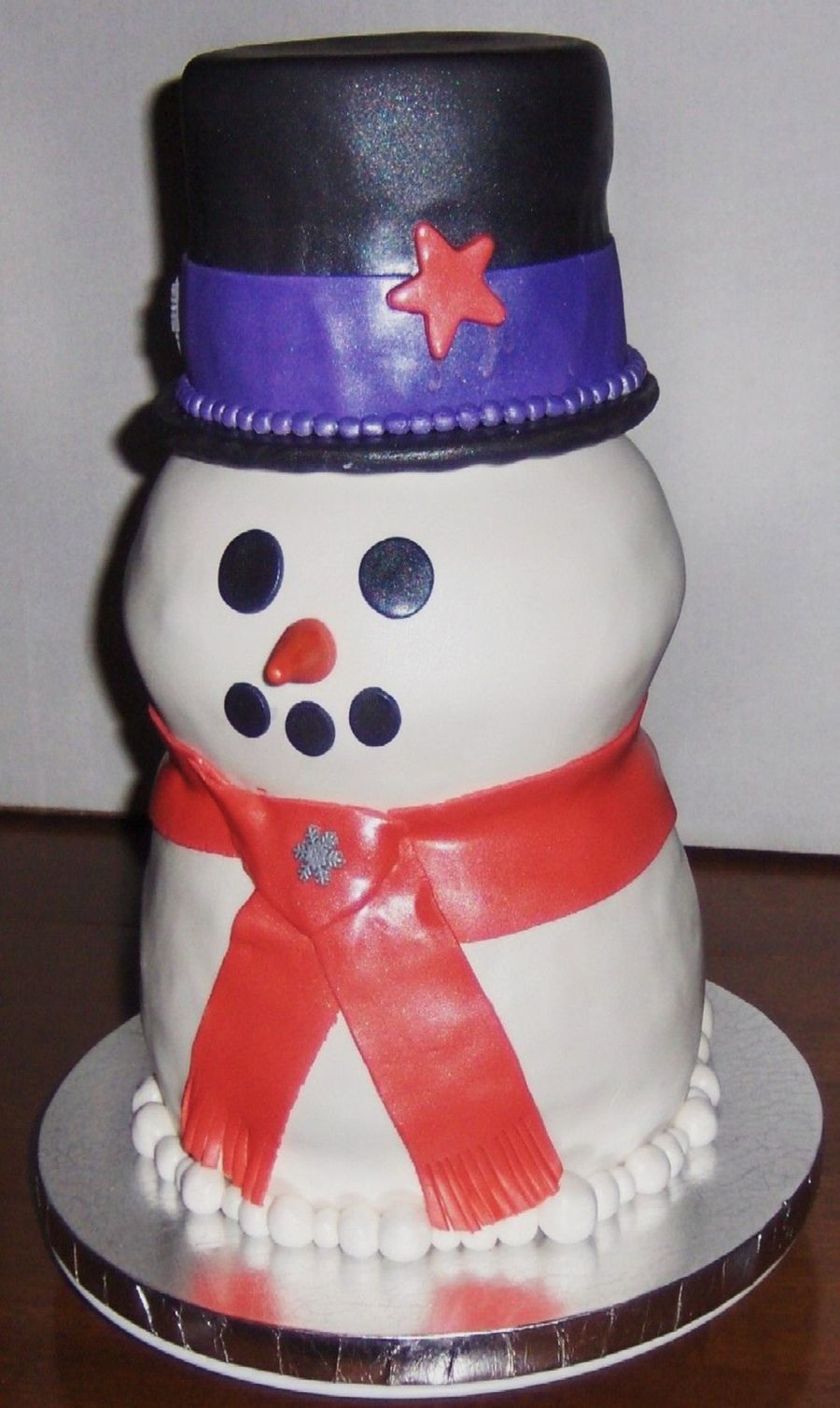 Snowman Birthday Cake - CakeCentral.com