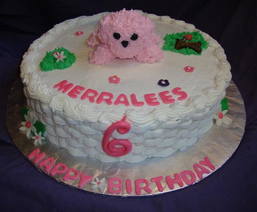 Webkinz Pink Poodle Cake - CakeCentral.com