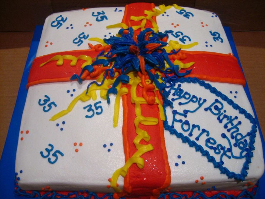 35Th Birthday Cake - CakeCentral.com