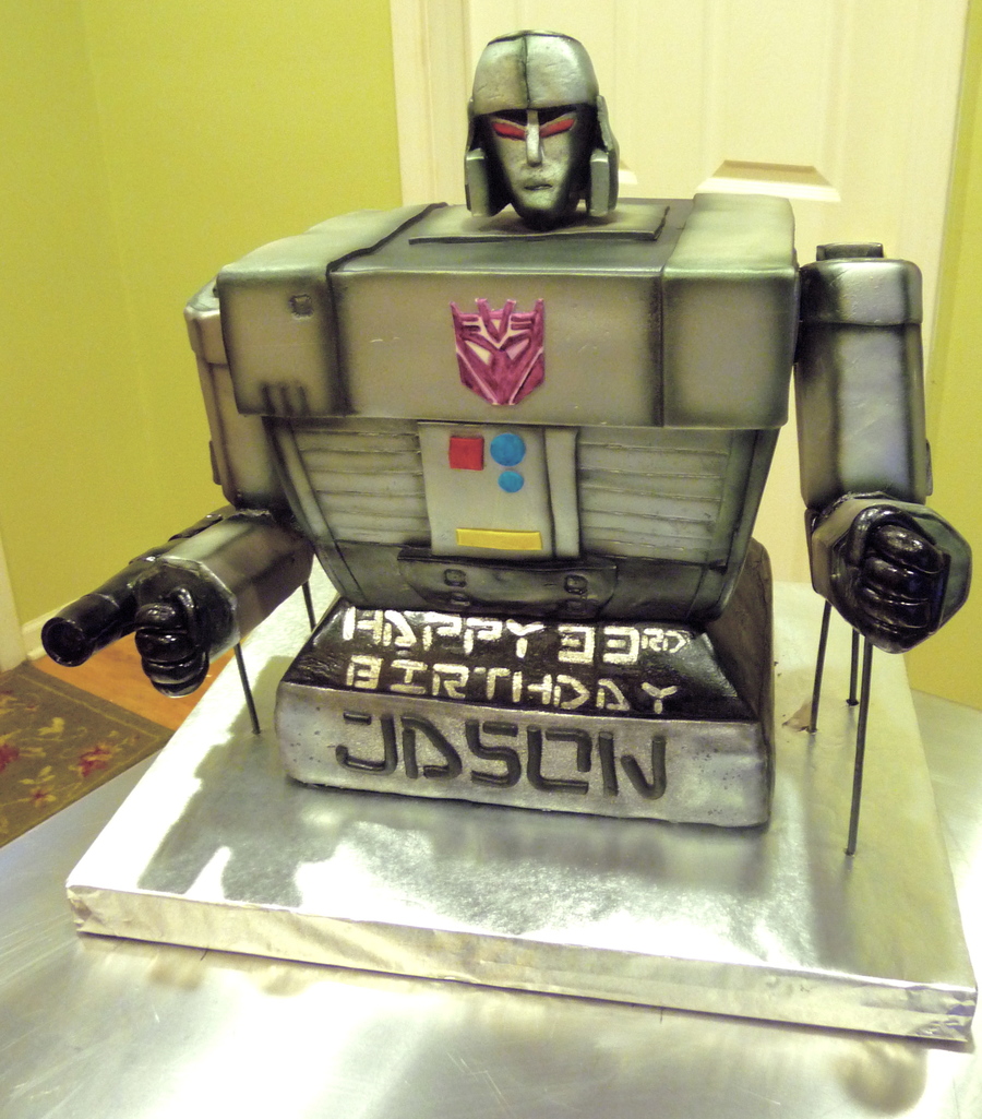 Old School Megatron - CakeCentral.com