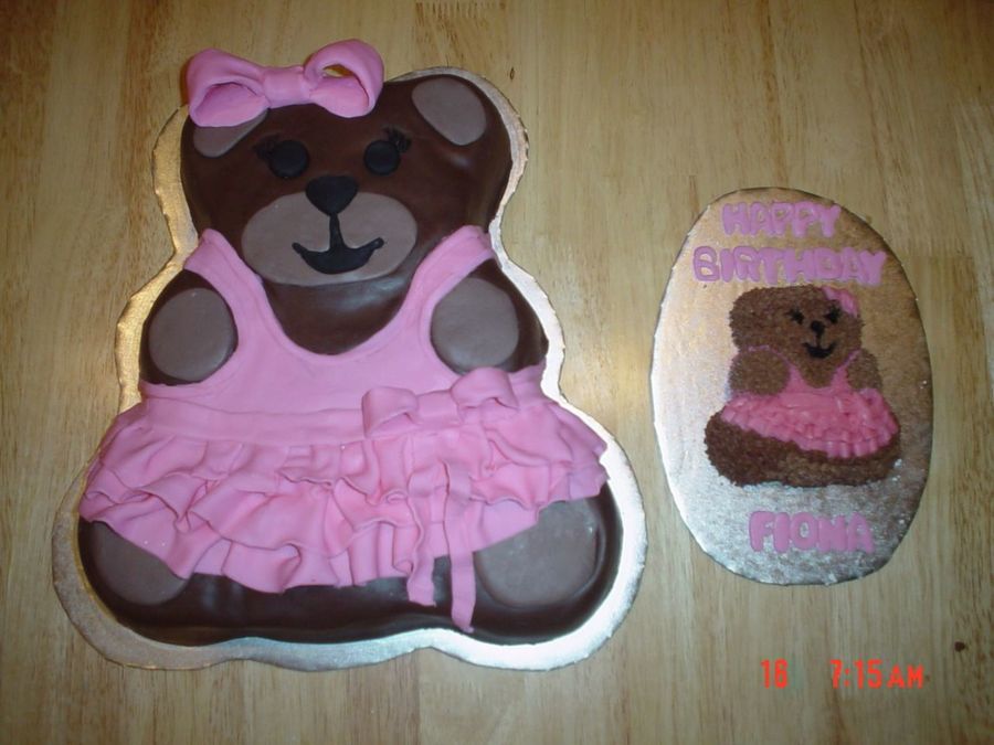 Teddy Bear Ballerina And Smash Cake - CakeCentral.com