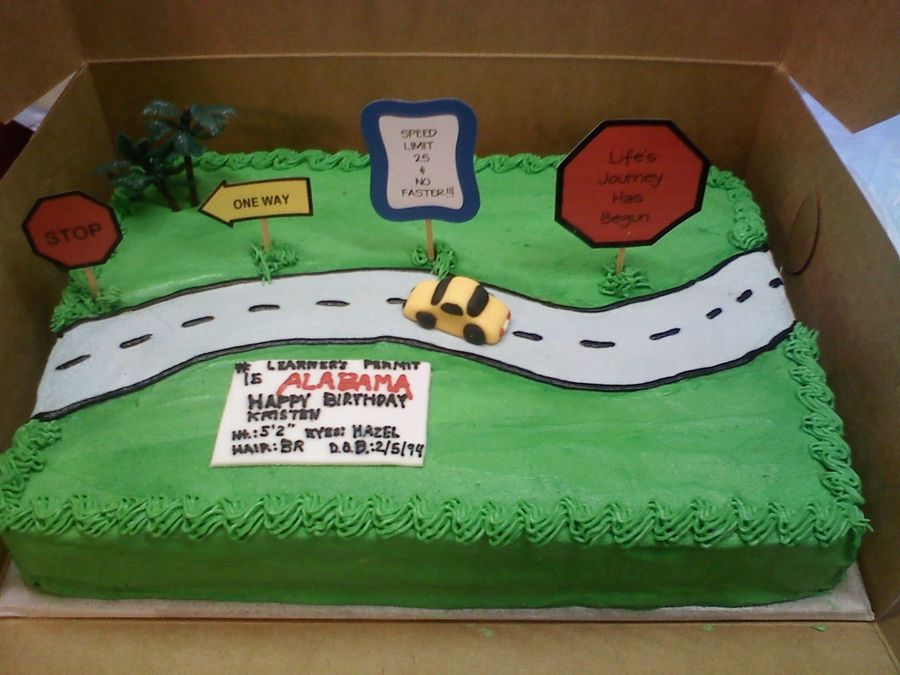 Driver's Permit - CakeCentral.com