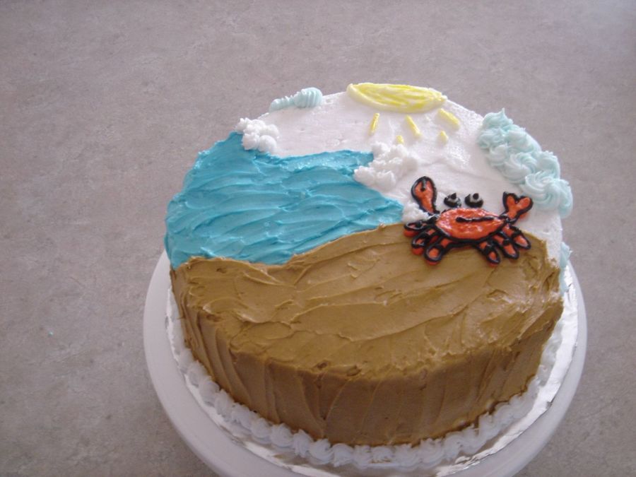 Crabs And Beaches - CakeCentral.com