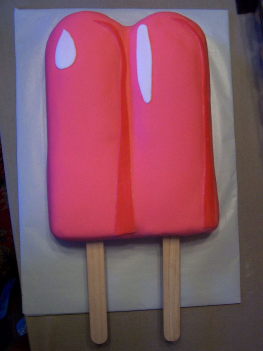 Giant Popsicle Cake - CakeCentral.com
