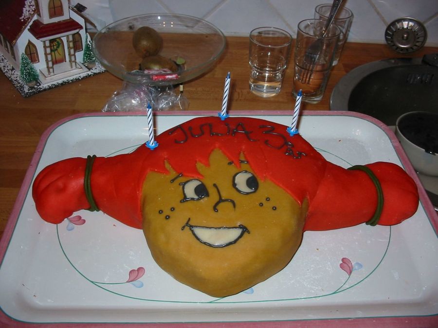 Pippi Longstocking - CakeCentral.com