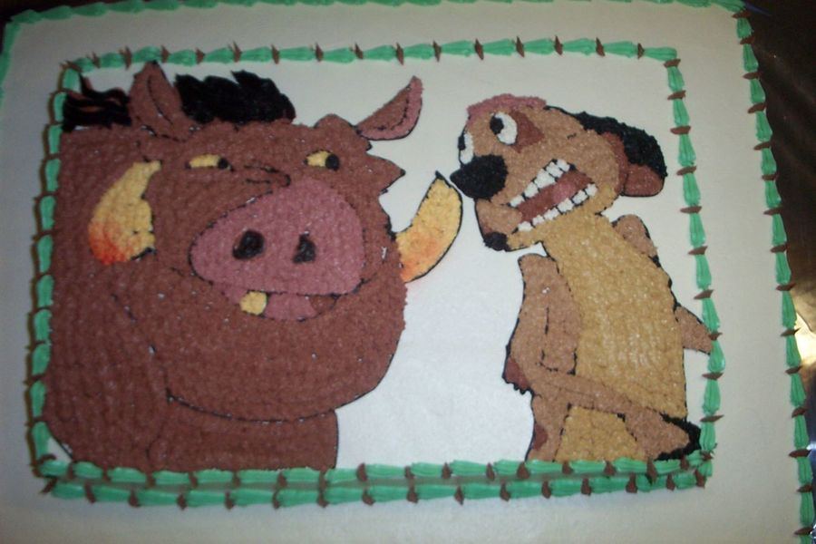 Timon & Pumba - CakeCentral.com