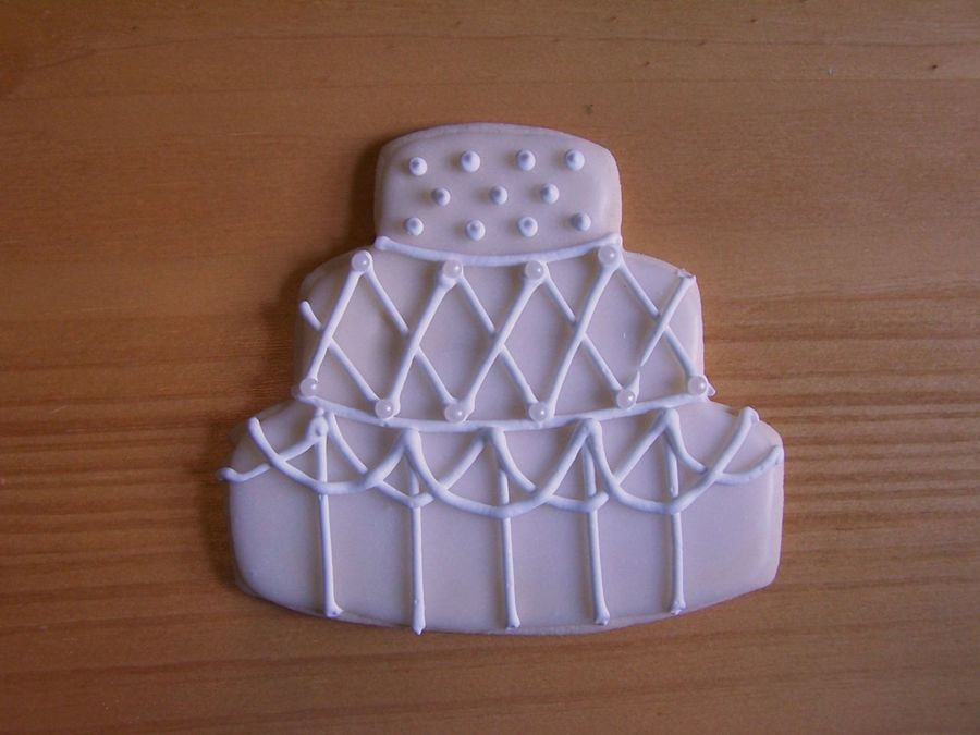 Wedding Cake Cookie - CakeCentral.com