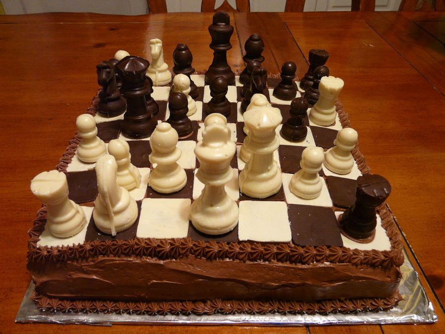 Chess Birthday Cake - CakeCentral.com