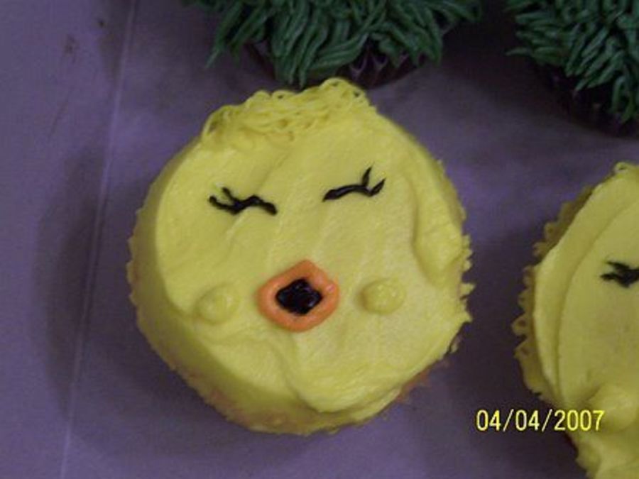 Chick Cupcake - CakeCentral.com