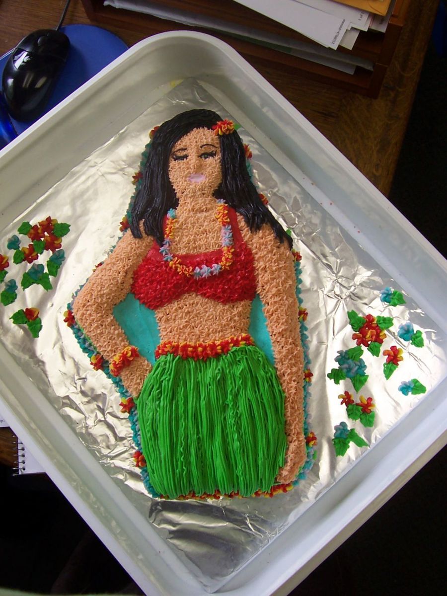 Hula Girl - CakeCentral.com