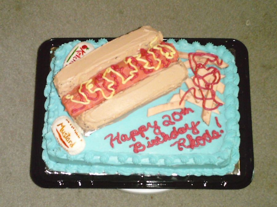 Hot Dog Cake!!!! - CakeCentral.com
