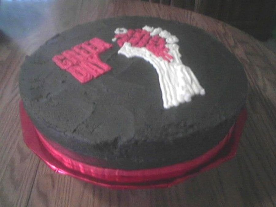 Green Day Fan- Side - CakeCentral.com