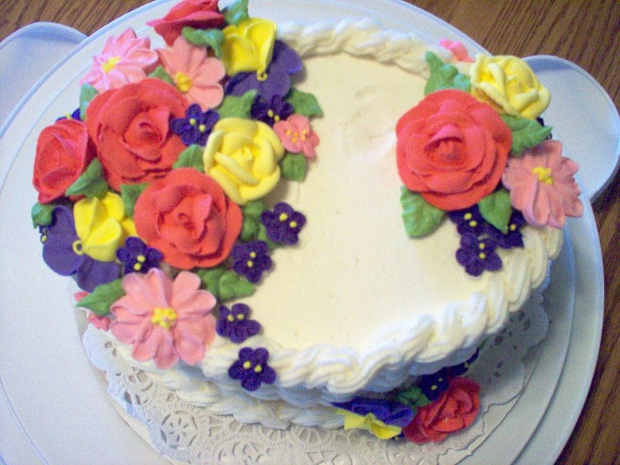 Basketweave Top View - CakeCentral.com