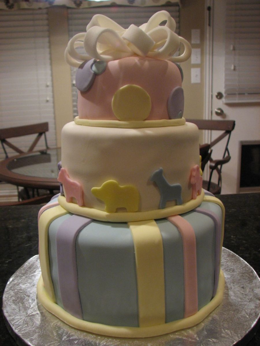 First Stacked Cake - CakeCentral.com