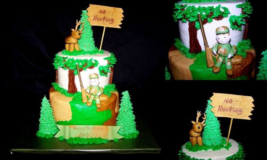 Deer Hunter Cake - CakeCentral.com