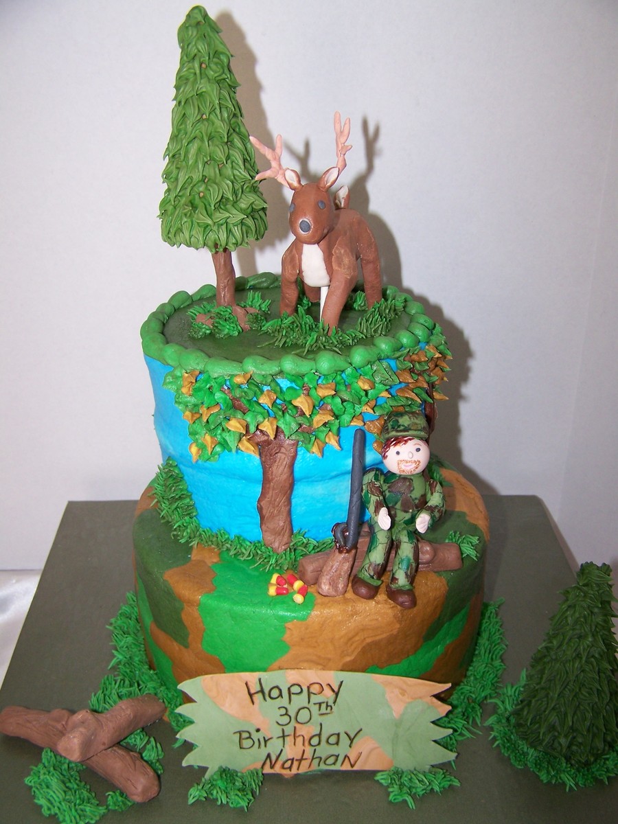 Deer Hunting Cake - CakeCentral.com