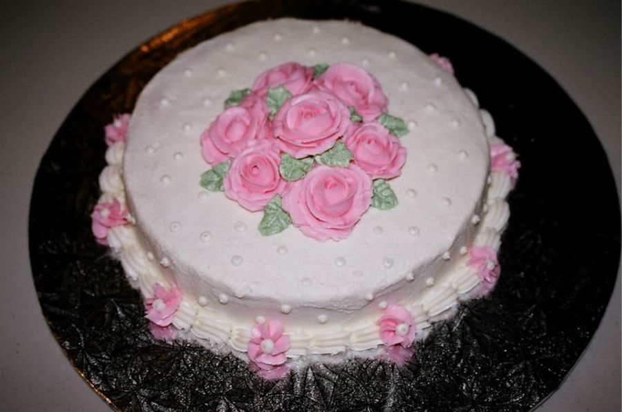 Wilton Class 1 - Final Cake - CakeCentral.com