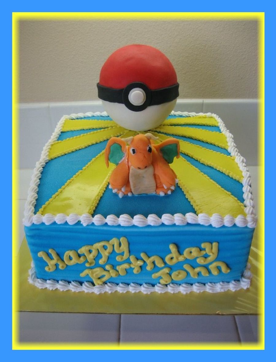 Pokemon Icecream Cake - CakeCentral.com