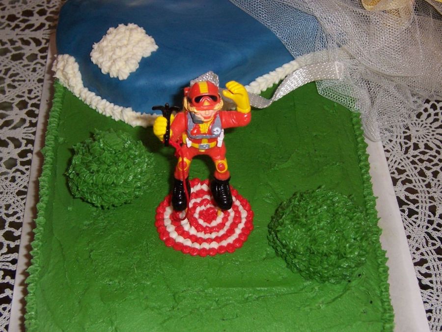 Skydiving Cake - CakeCentral.com