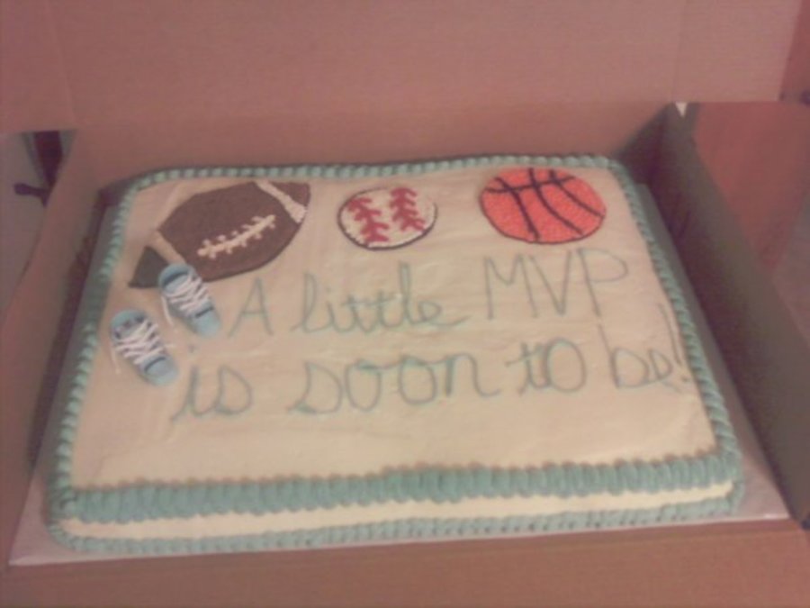 Mvp Baby Shower - CakeCentral.com