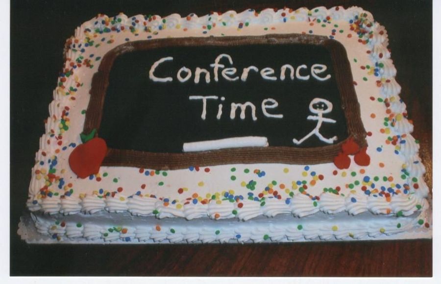 Teacher Conference Cake - CakeCentral.com
