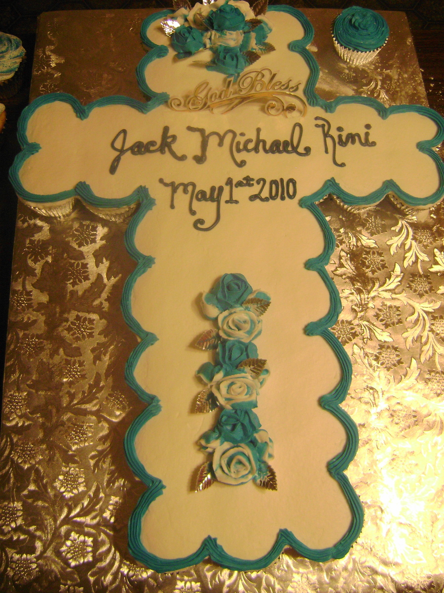 Confirmation Cupcake Cross - CakeCentral.com
