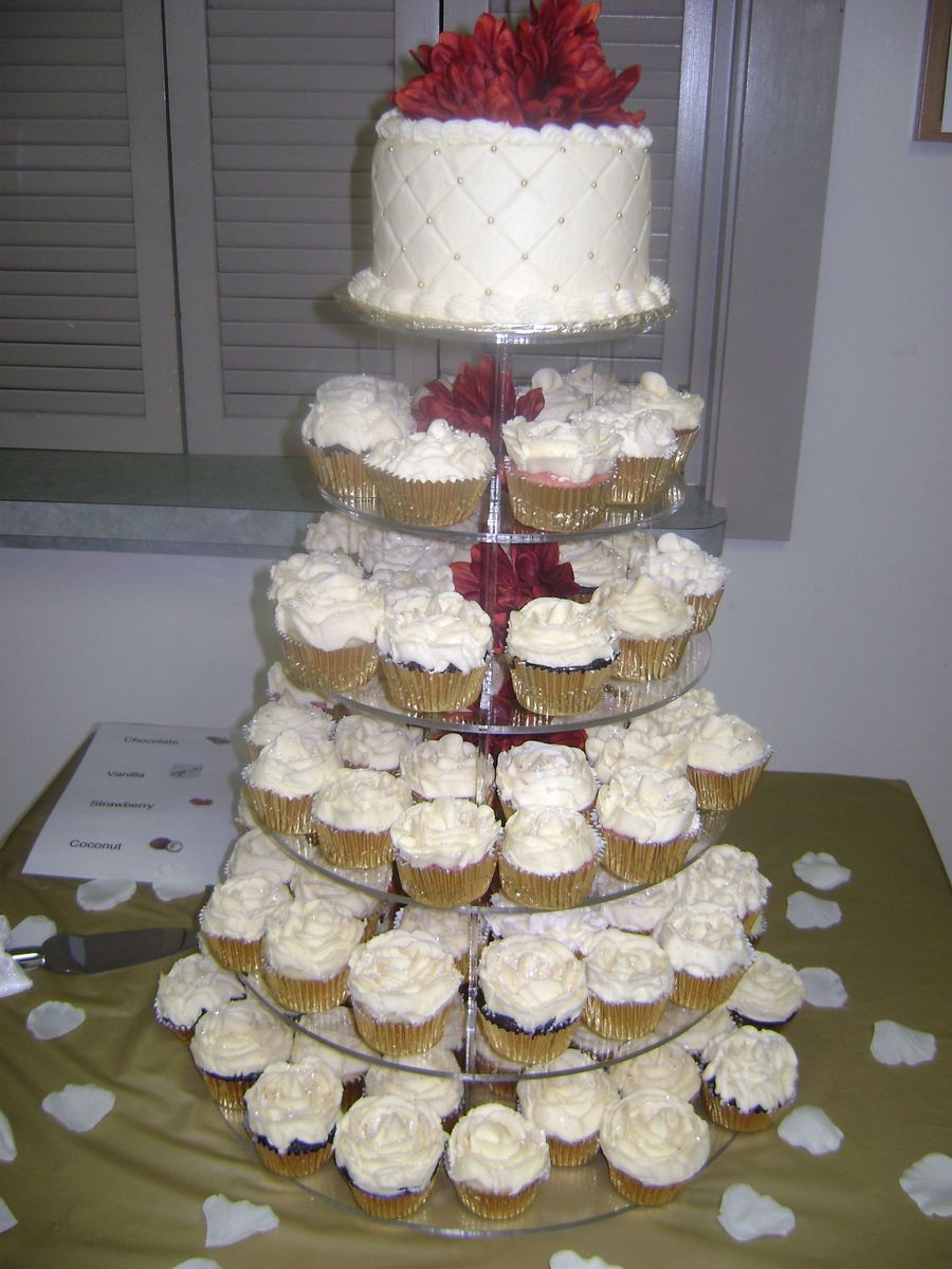 Fall Cupcake Tower - CakeCentral.com