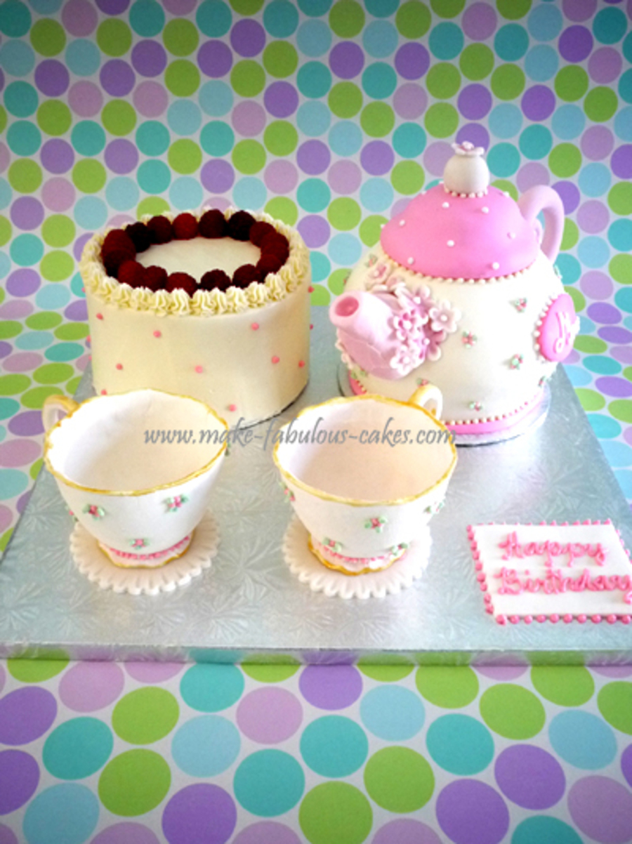 Teapot Cake - CakeCentral.com