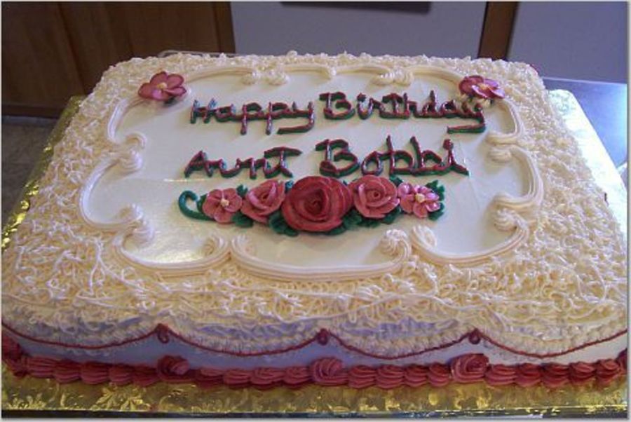 Flower Birthday Cake With Sotas - CakeCentral.com