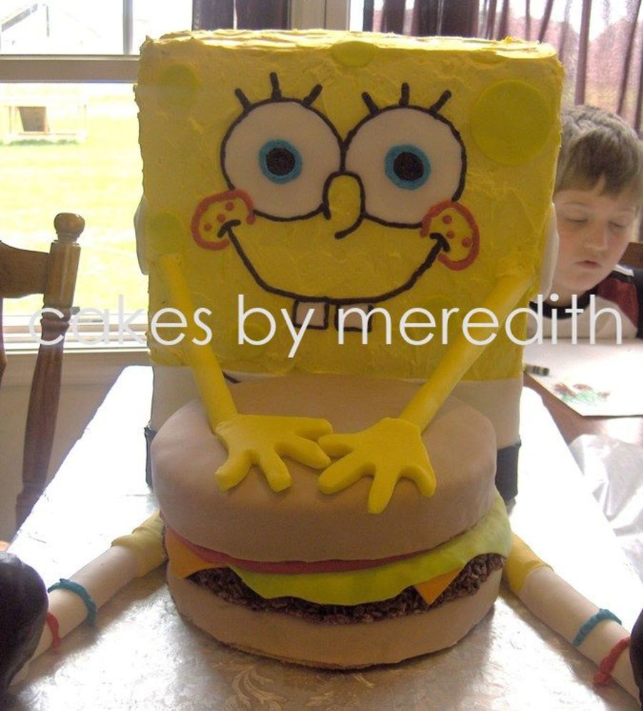 Spongebob And Crabby Patty - CakeCentral.com