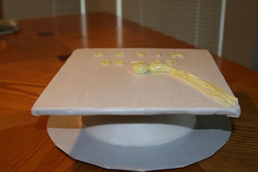 Kindergarten Graduation Cap (Side View) - CakeCentral.com