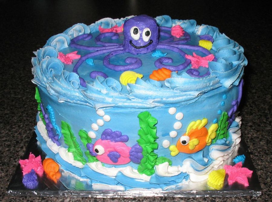 Underwater Ocean Sea Cake - CakeCentral.com