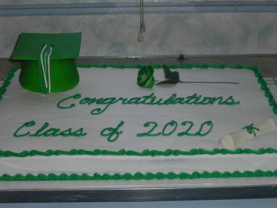 Graduation Sheet Cake - CakeCentral.com