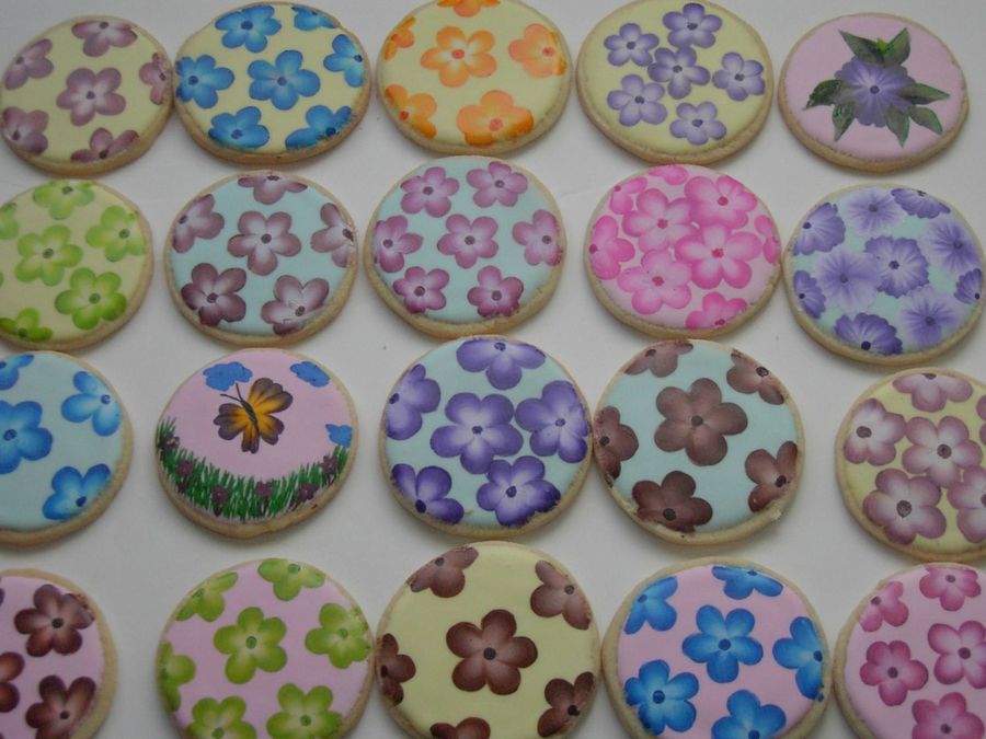 Painted Cookies - CakeCentral.com