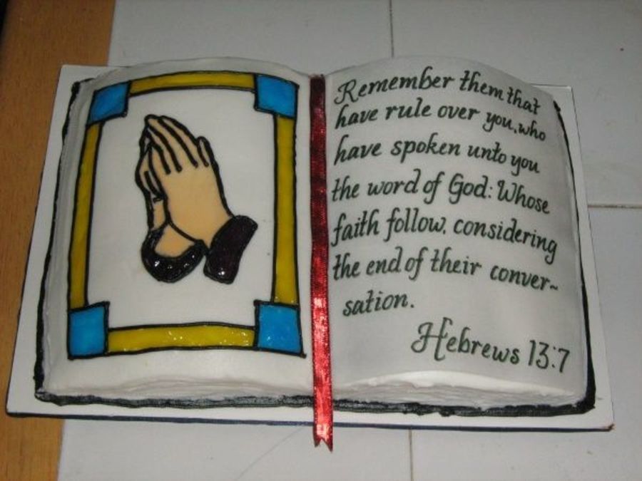 Open Bible - CakeCentral.com