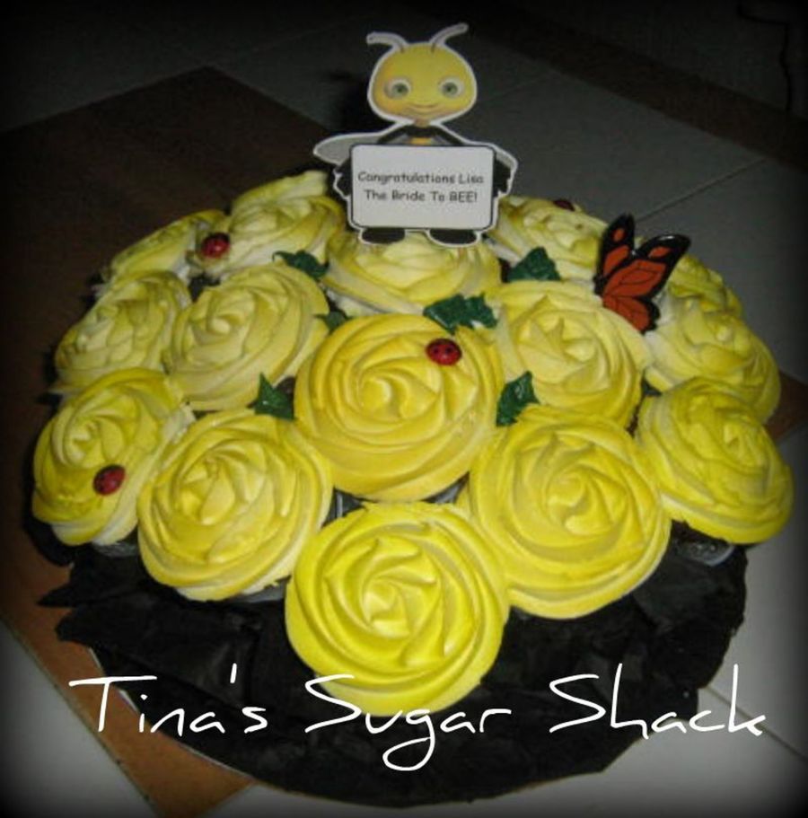 Bumble Bee Cupcake Bouquet - CakeCentral.com