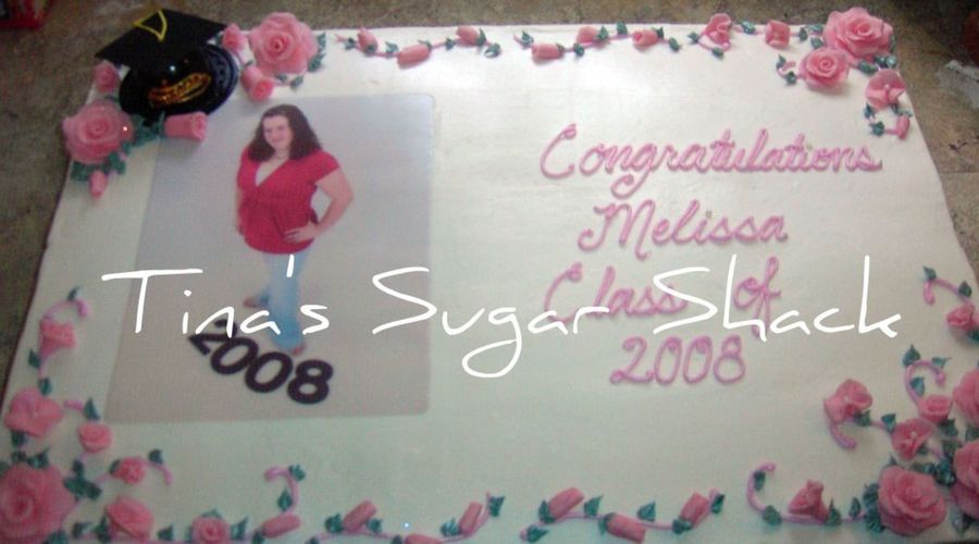 Pink Graduation Cake - CakeCentral.com