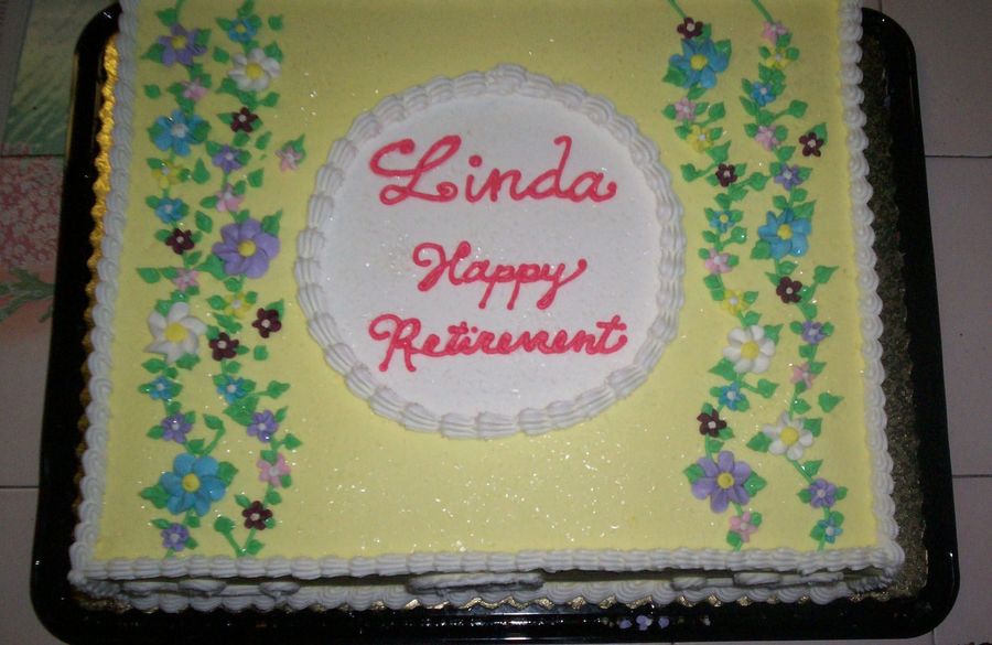 Retirement Cake - CakeCentral.com