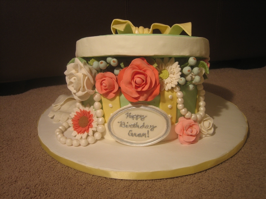 Hat Box Cake - CakeCentral.com